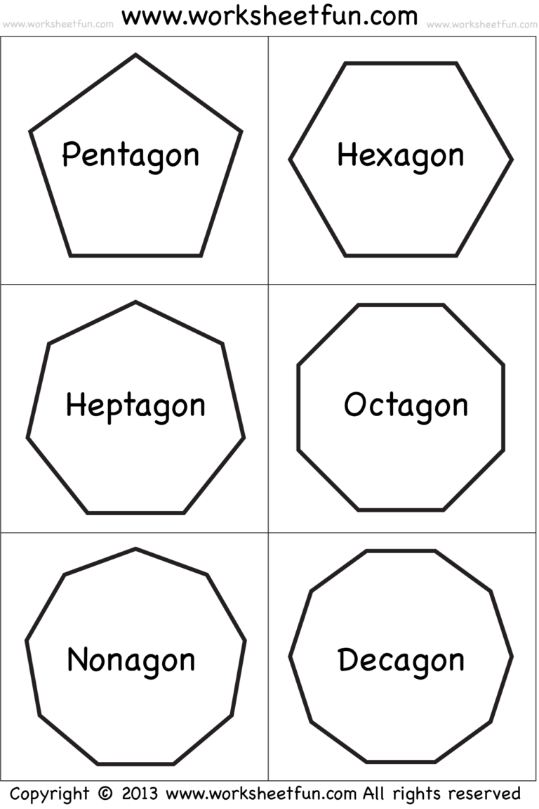 Shapes Polygons Pentagon Hexagon Heptagon Octagon Nonagon ... Shapes Polygons Pentagon Hexagon Heptagon Octagon Nonagon ...